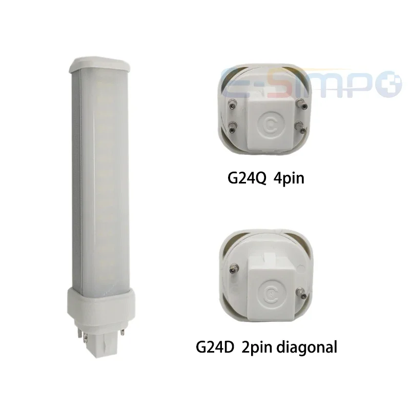 2pcs-G24D-G24Q-LED-Horizontal-Bulb-9W-11W-Indoor-180D-CFL-PLC-18W-26W ...