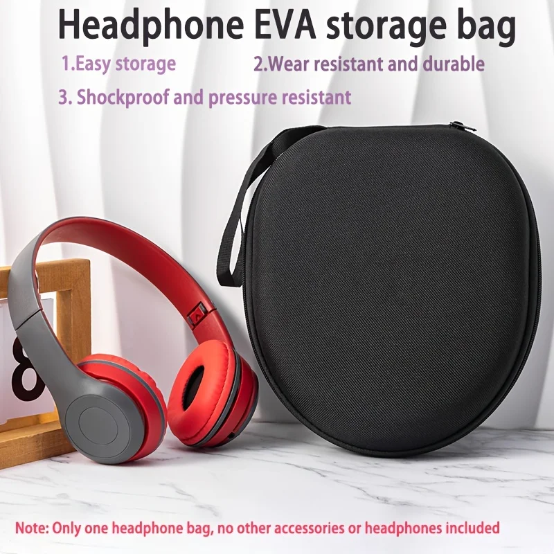 Headworn-EVA-earphone-bag-storage-bag-Anti-drop-and-anti-pressure-Used ...