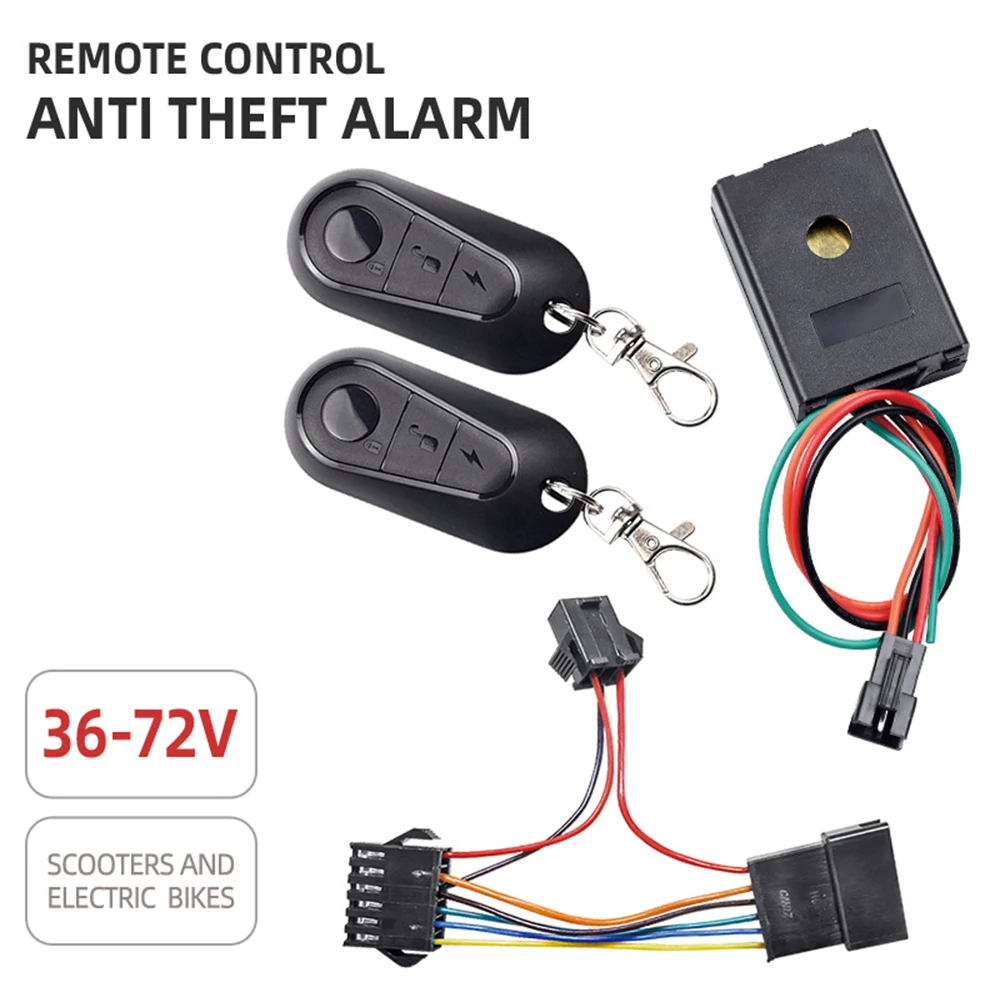 36V-72V-Electric-Bike-Alarm-E-Bike-Remote-Control-Electric-Scooter-Anti ...