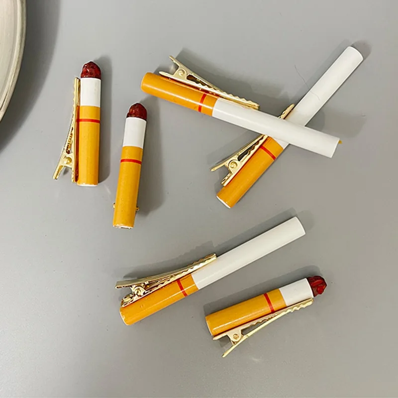 Creative-Emulation-Cigarette-Funny-Hairpin-For-Women-Girl-Fashion-Hair ...