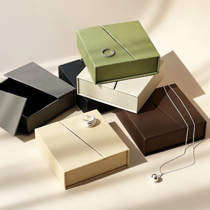 Folio-Flip-Jewelry-Packaging-Box-Wearing-Armor-Earring-Necklace-Ring ...