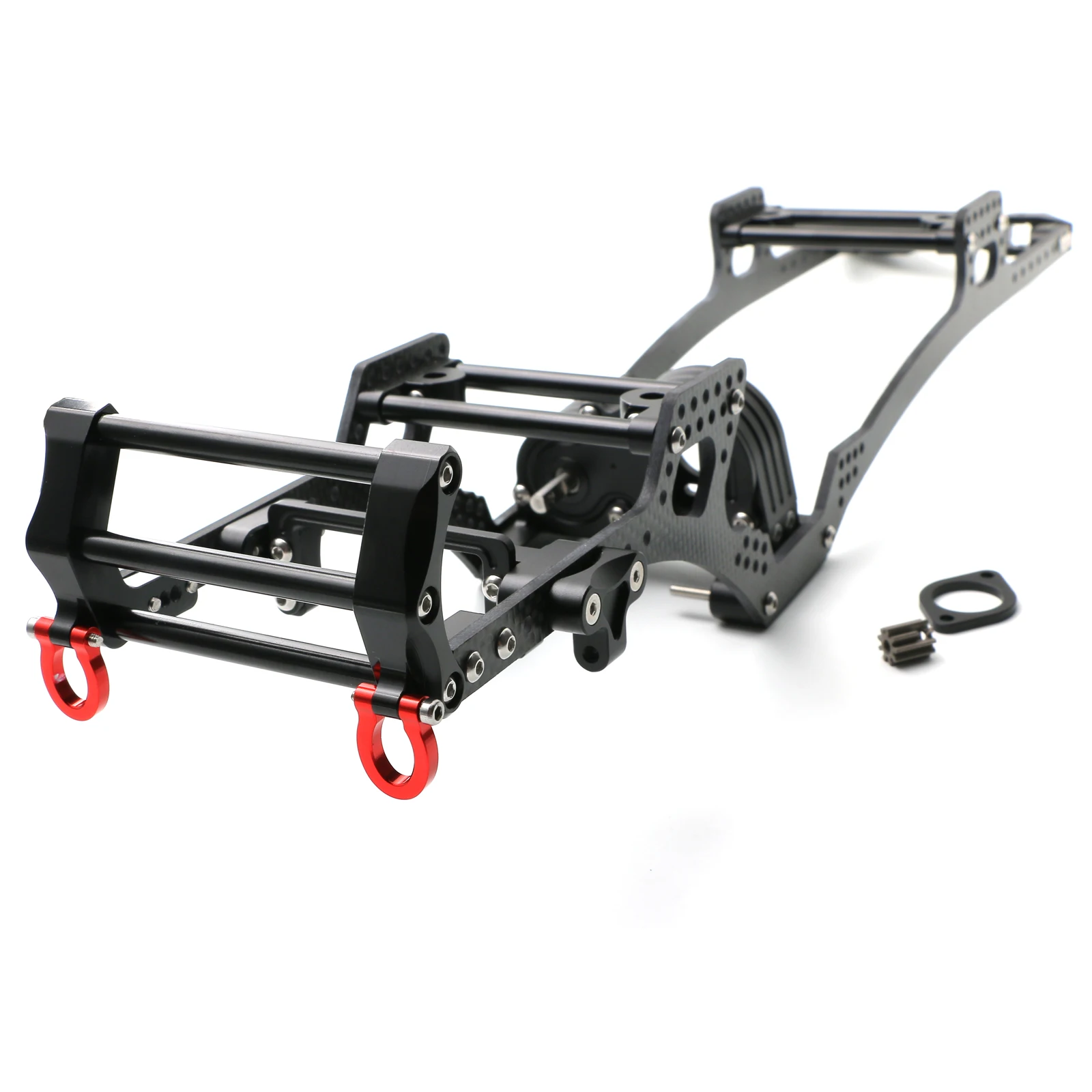 Carbon-Fiber-LCG-Chassis-Kit-Frame-Rails-V2-Gearbox-Skid-for-1-10-RC ...