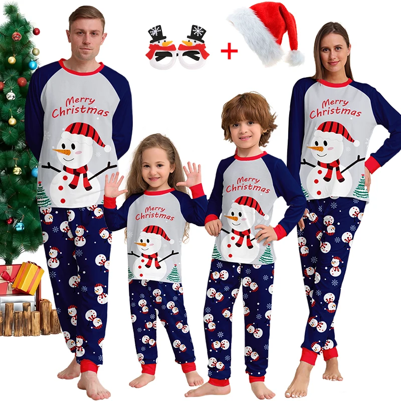 Conjunto De Pijama Navideño Para Toda La Familia Con Estampado De