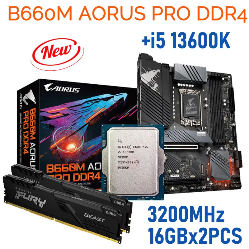 New-Intel-CPU-Combo-B660M-AORUS-PRO-DDR4-LGA-1700-Motherboard-With ...