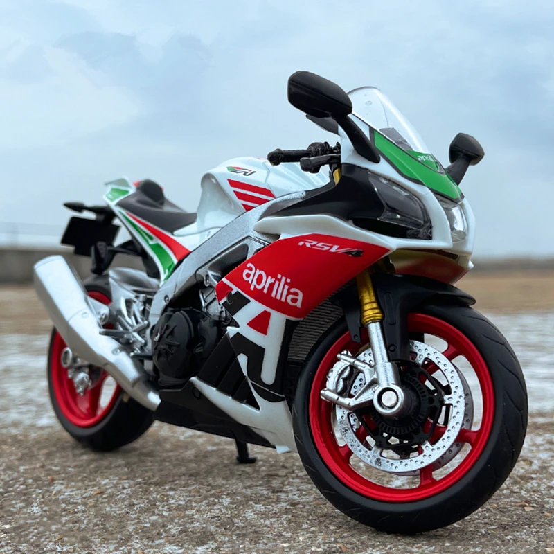 1:12 Aprilia RSV4 Alloy Racing Motorcycle Model Diecast Metal Street ...