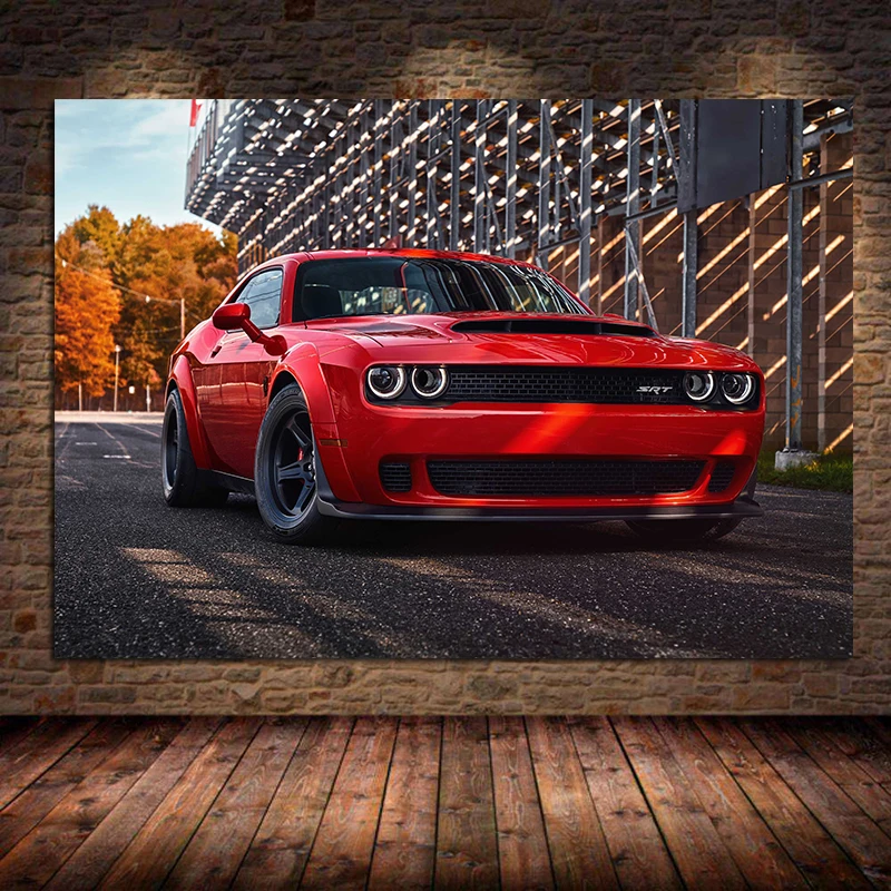 Dodge Challenger Hellcat Red