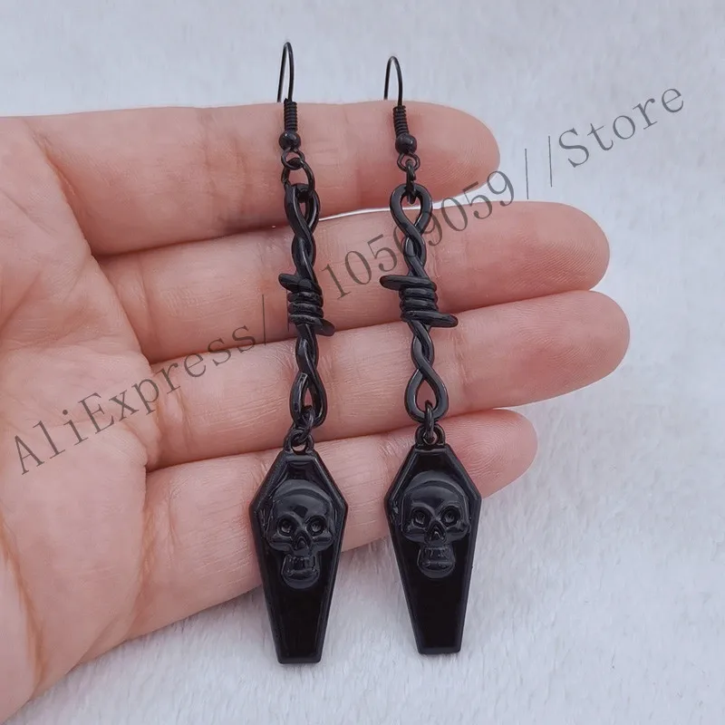 Origional Jewelry Gothic Dark Barbed Wire Mix and Match Black Coffin ...
