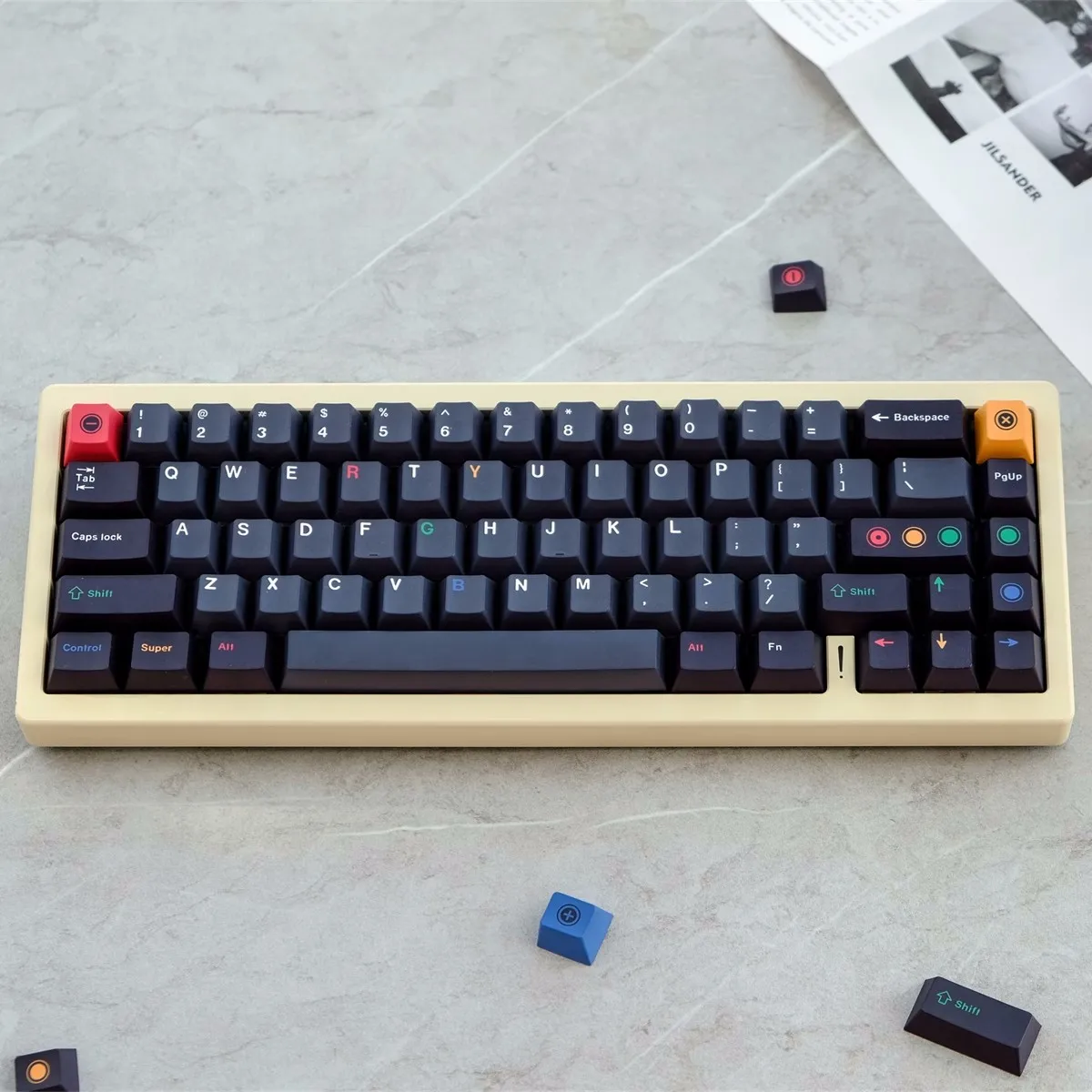 129-Keys-GMK-Dark-light-Keycaps-Cherry-Profile-PBT-Dye-Sublimation ...
