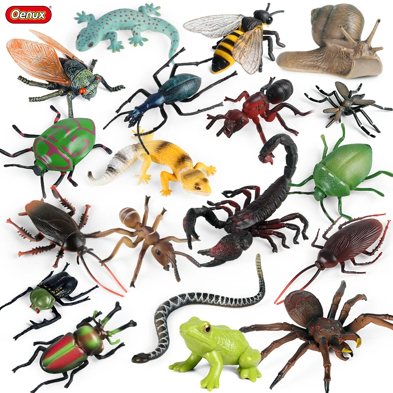 Oenux-New-Wild-Insect-Animals-Model-Scorpion-Lizard-Dragonfly-Action ...