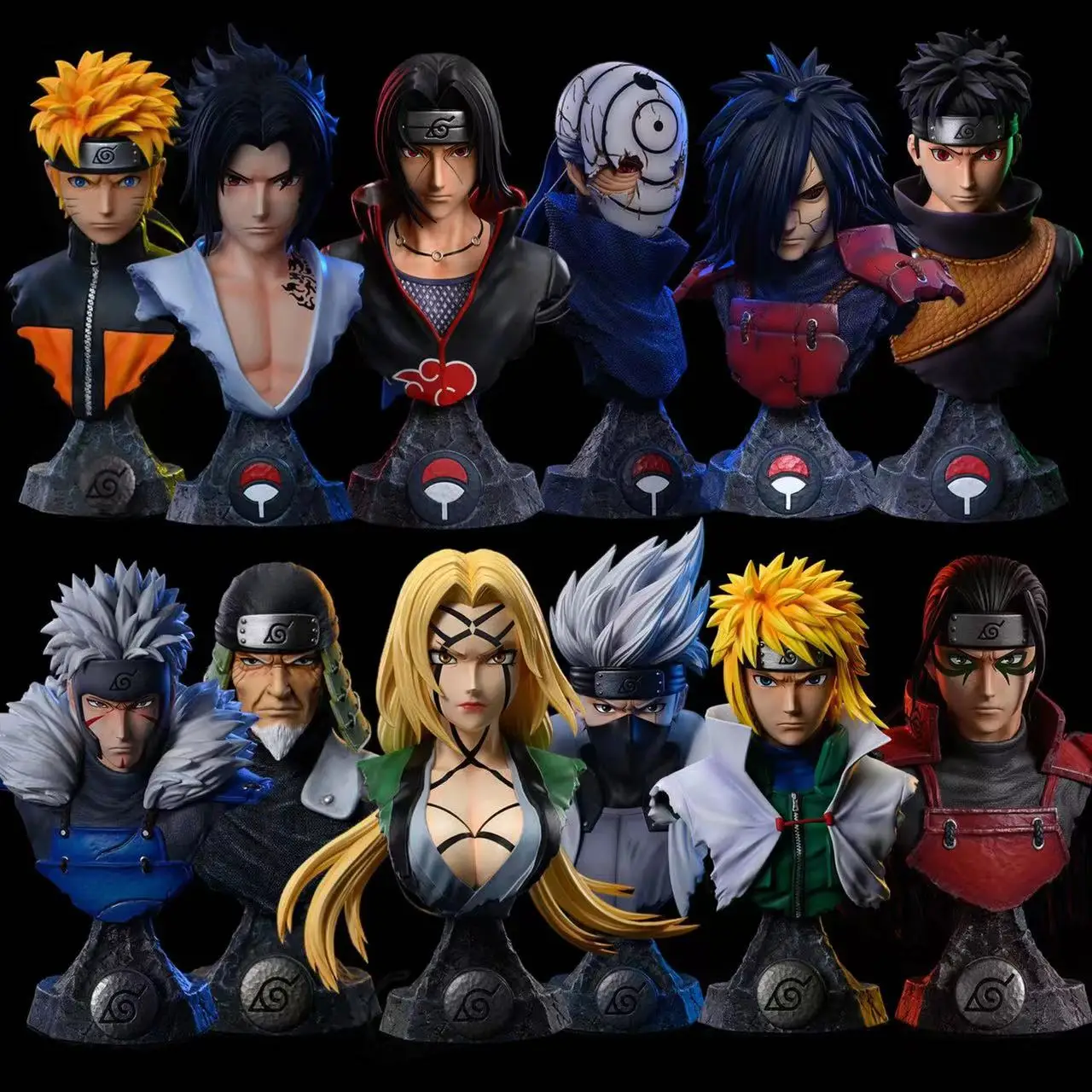 Figura-Anime-Naruto-Shippuden-Modelo-GK-Uchiha-Madara-Sasuke-Obito-Bust ...