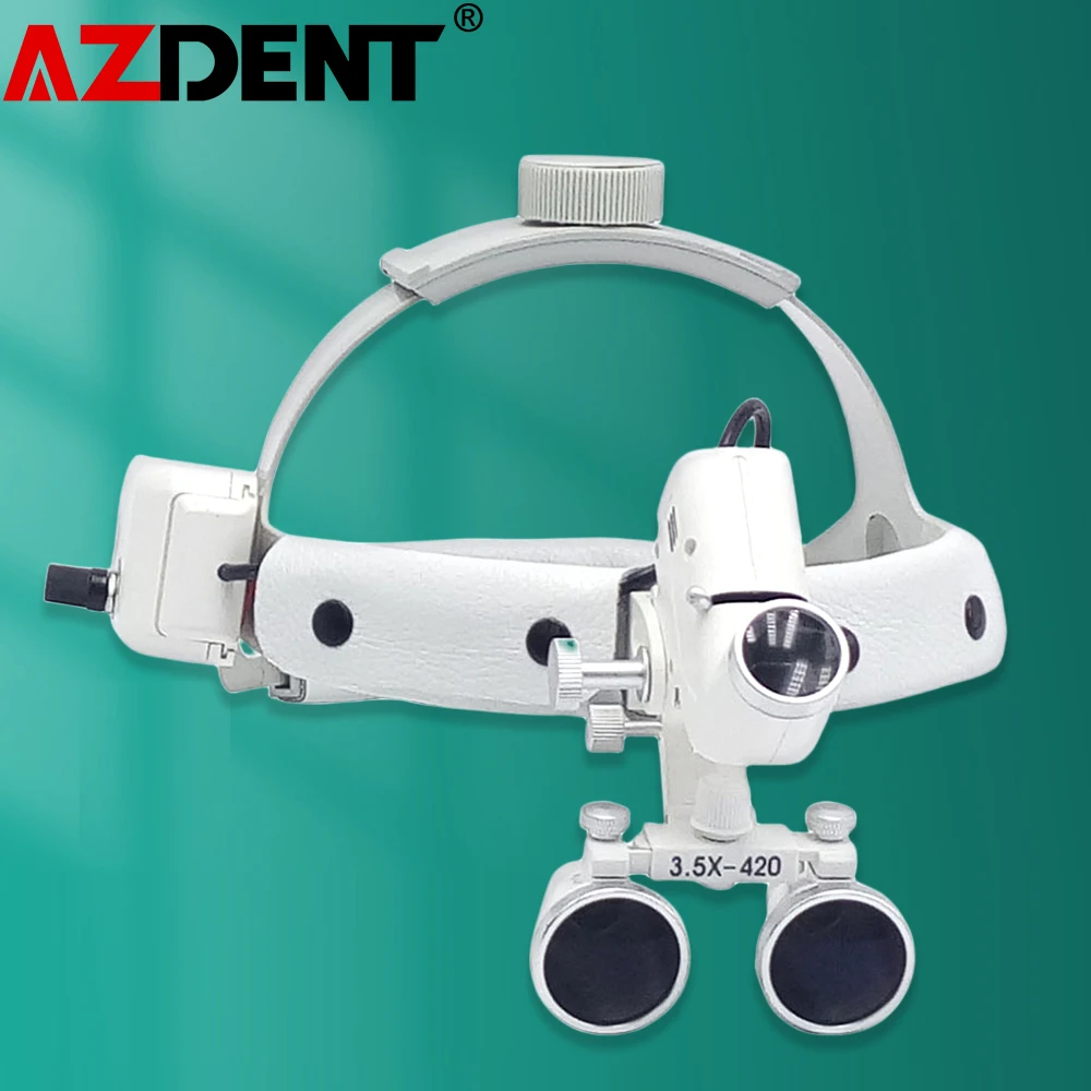 Azdent-Dental-Surgical-LED-Headlight-Headband-Binocular-Loupes ...