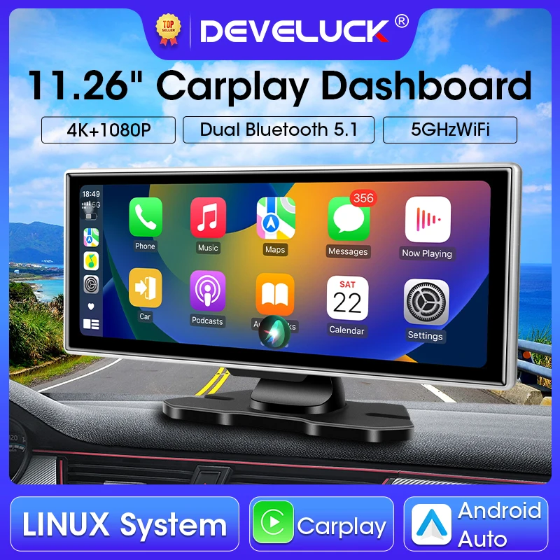 11-26-calowy-rejestrator-samochodowy-4K-Dash-Cam-Dual-Lens-Wireless ...