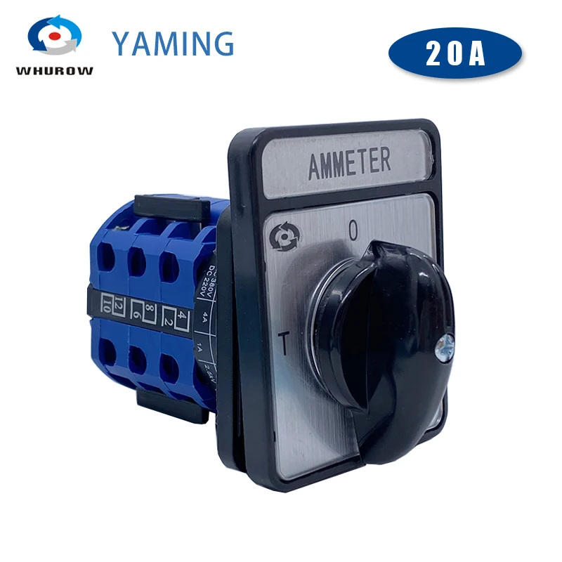 Yaming-elektrik-se-ici-ampermetre-ge-i-d-ner-kam-anahtar-20A-d-rt ...
