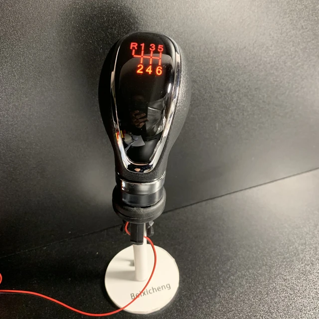 LED Back light Car Gear Shift Knob Manual Shifter Lever Gear Knob for ...