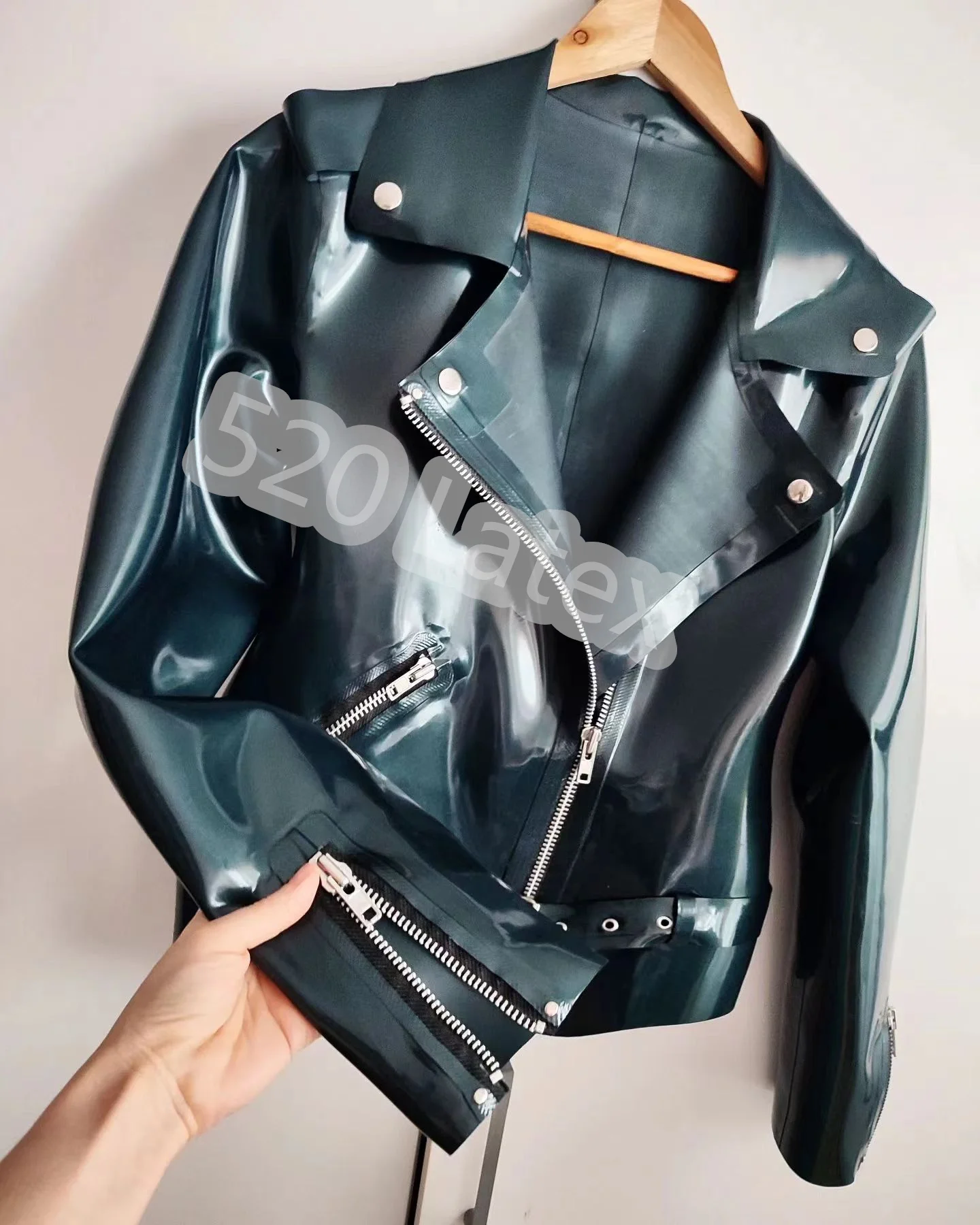 Handmade-Sexy-Black-Men-s-0-6mm-Latex-Top-Rubber-Jacket-with-Sleeve ...