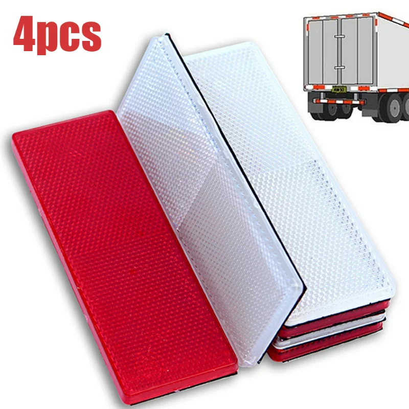 Night Reflective Warning Plate Stickers for Car Truck Motorcycle Safety ...