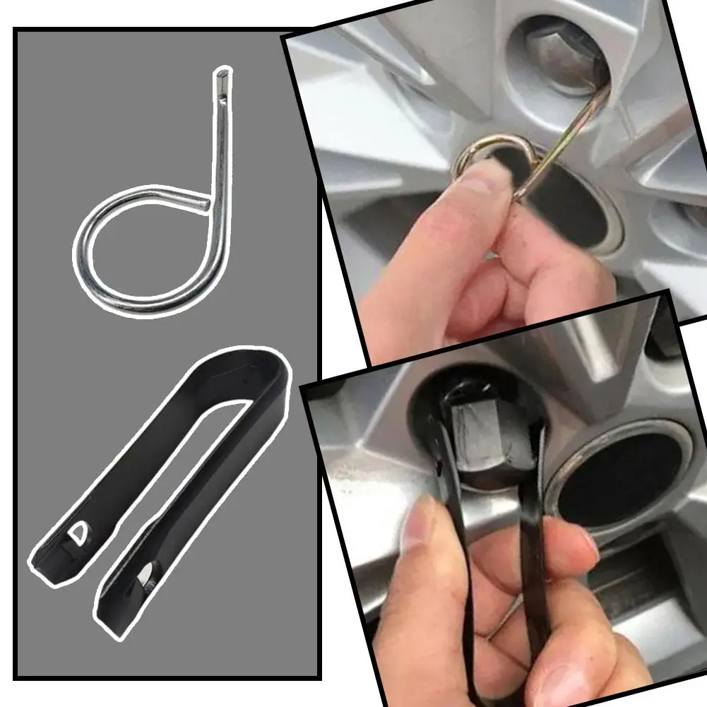 2024-New-Auto-Wheel-Bolt-Caps-Puller-Hook-Anti-theft-Cap-Removal-Cap ...