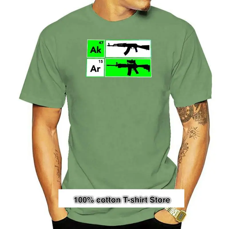 Camiseta-para-adultos-AK47-AR15-camisa-NRA-Cool-Gun-Defense-para ...