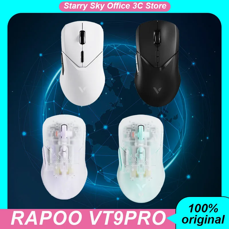 Rapoo-VT9PRO-Wireless-Mouse-Lightweight-Dual-Mode-Wired-Gaming-Mouse ...