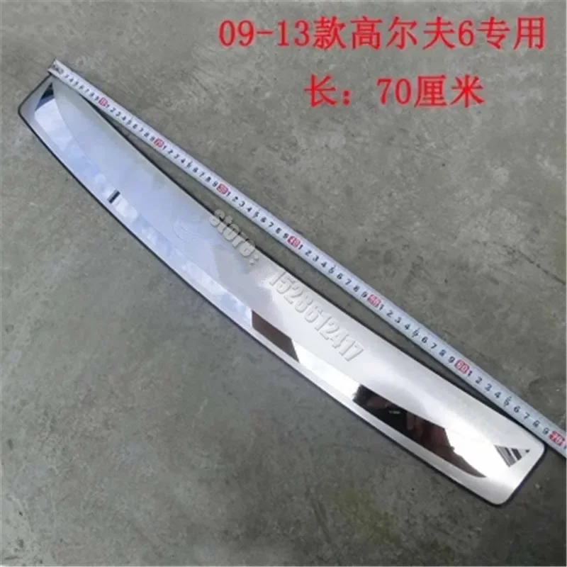 Stainless steel Rear Bumper Protector Sill Trunk Tread Plate Trim Car ...
