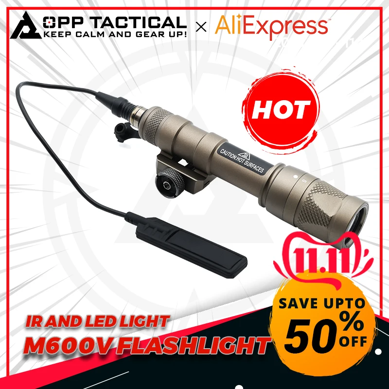 Tactical-SF-M600V-M600V-IR-Weapon-Gun-Light-LED-Light-And-IR-Infrared ...