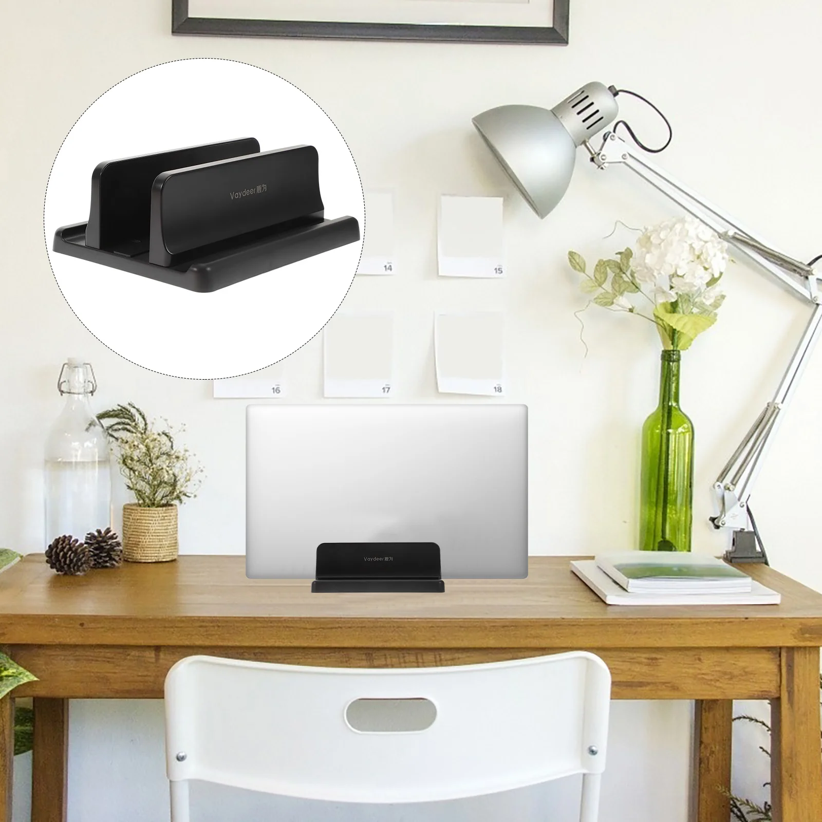 Tablet Holder Desk Adjustable Laptop Stand Vertical Notebook Stand ...