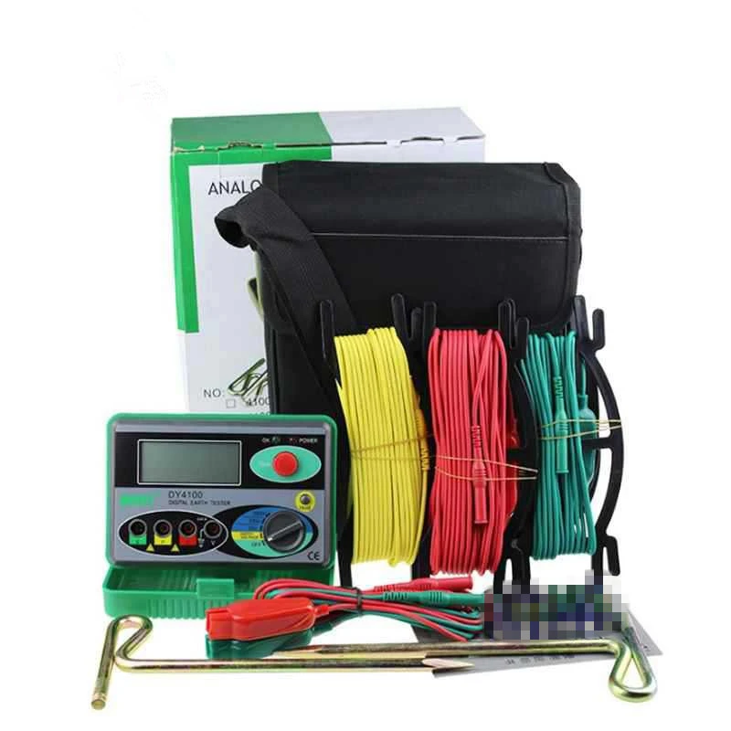 Resistance Tester DY4100 Digital Earth Tester Ground Resistance ...