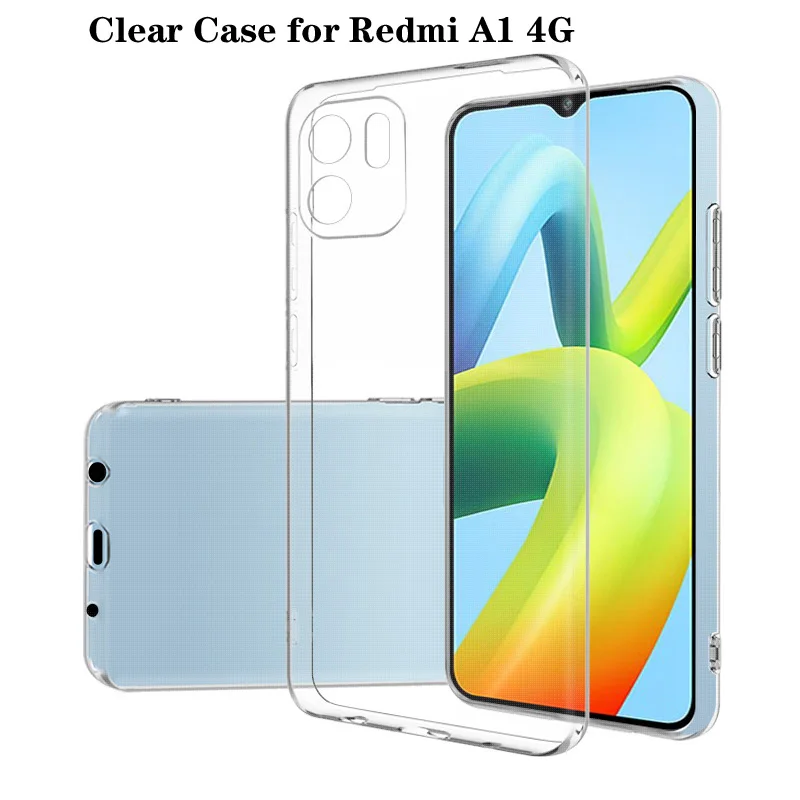 Case Phone Xiaomi Redmi A1 Transparent | Xiaomi A1 Case Rubber Phone ...