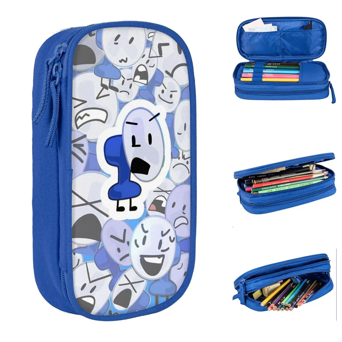 Cute Fan BFDI Animated Pencil Cases Pencilcases Pen for Student Big ...