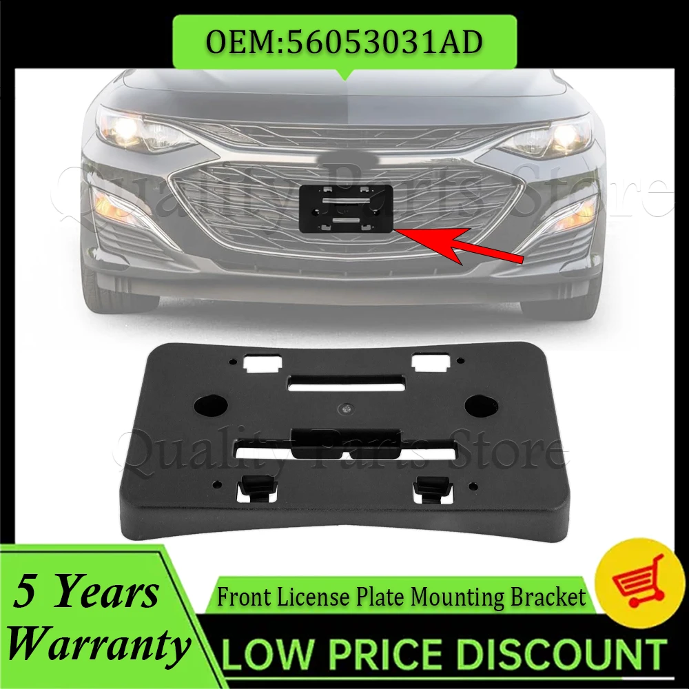 84524301 GM1068208 Front Bumper License Plate Frame Bracket Tag Holder ...