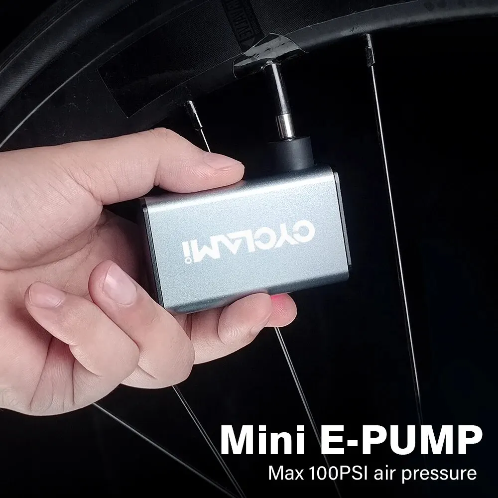 CYCLAMI A3 Mini Electric Air Pump Portable Bicycle Cordless FV AV ...