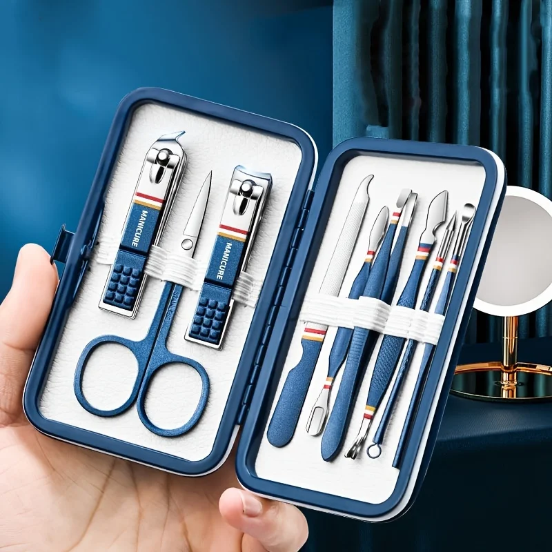 New-9-19pcs-set-Nail-Cutter-Set-Stainless-Steel-Nail-Clippers-Set-With ...