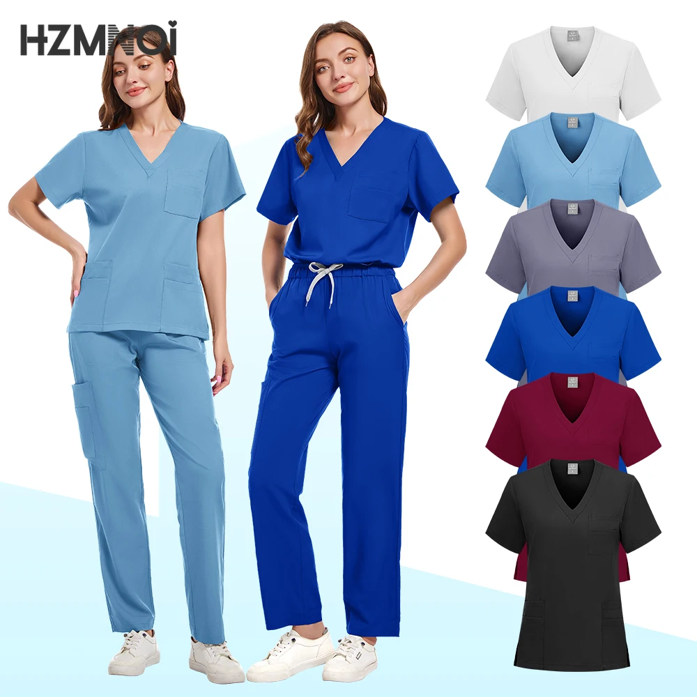 Wholesale-Nursing-Scrubs-Uniforms-Sets-Fit-Jogger-Hospital-Uniforms ...