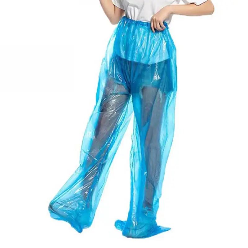 Imperméable,Poncho jetable, pantalon de protection, résistant aux ...