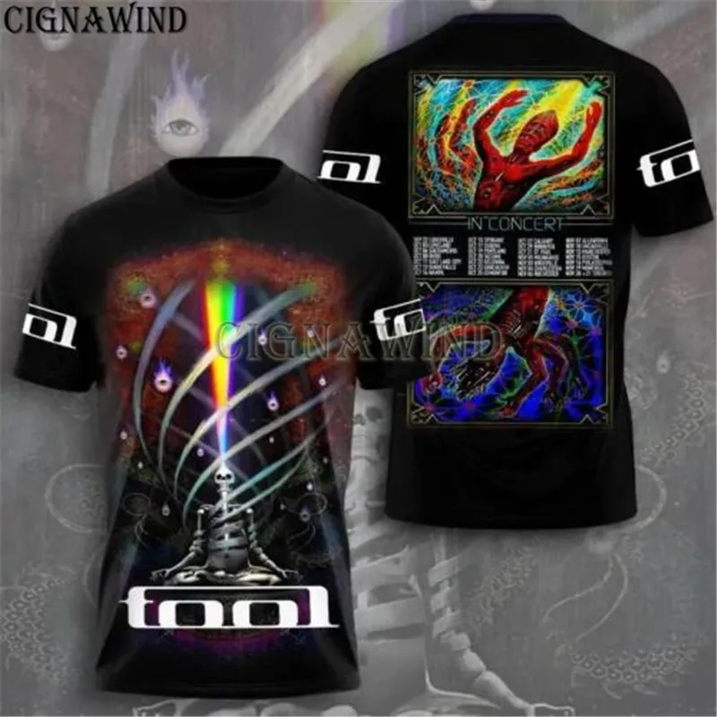 High qualityt shirt men/women Tool Band 3D print t-shirts Harajuku ...