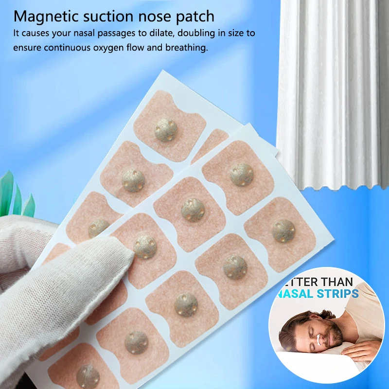 Extra-Strength-Stop-Snoring-Solution-Magnetic-Nose-Strips-For ...