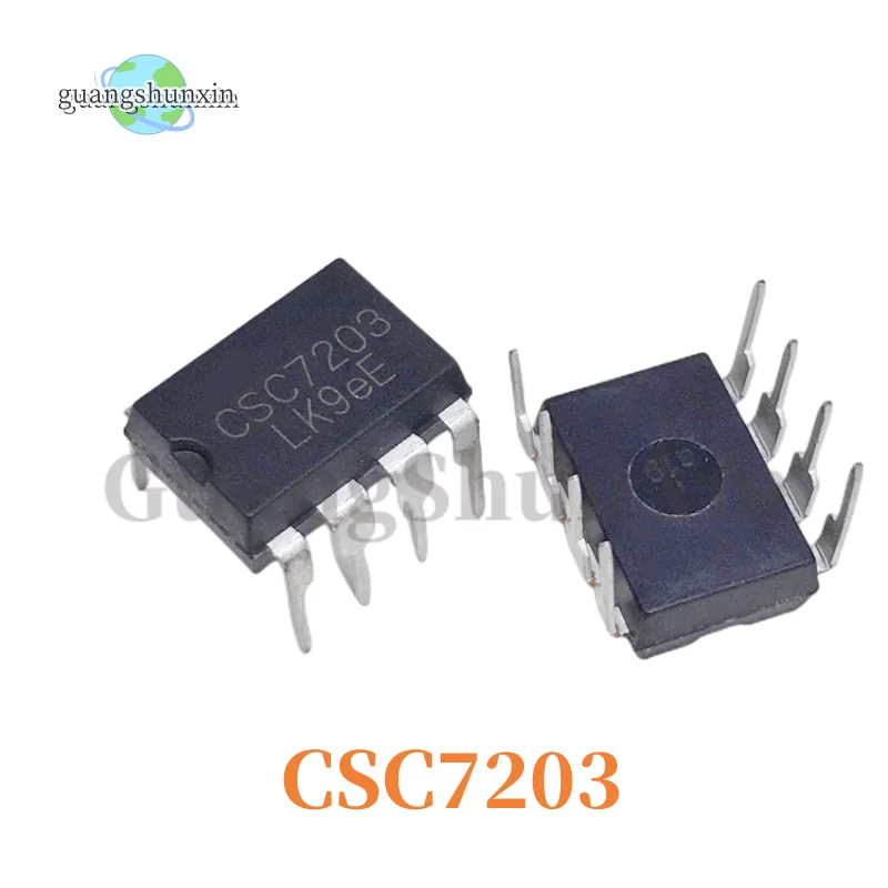 10PCS-CSC7203-In-line-DIP-8-High-Performance-Current-Mode-Integrated ...