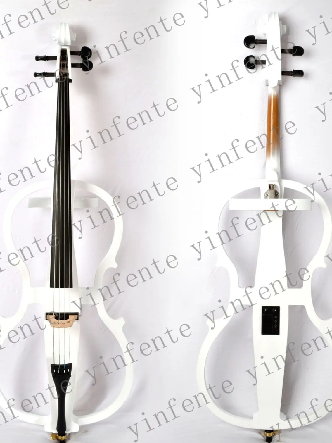 White Electric Cello