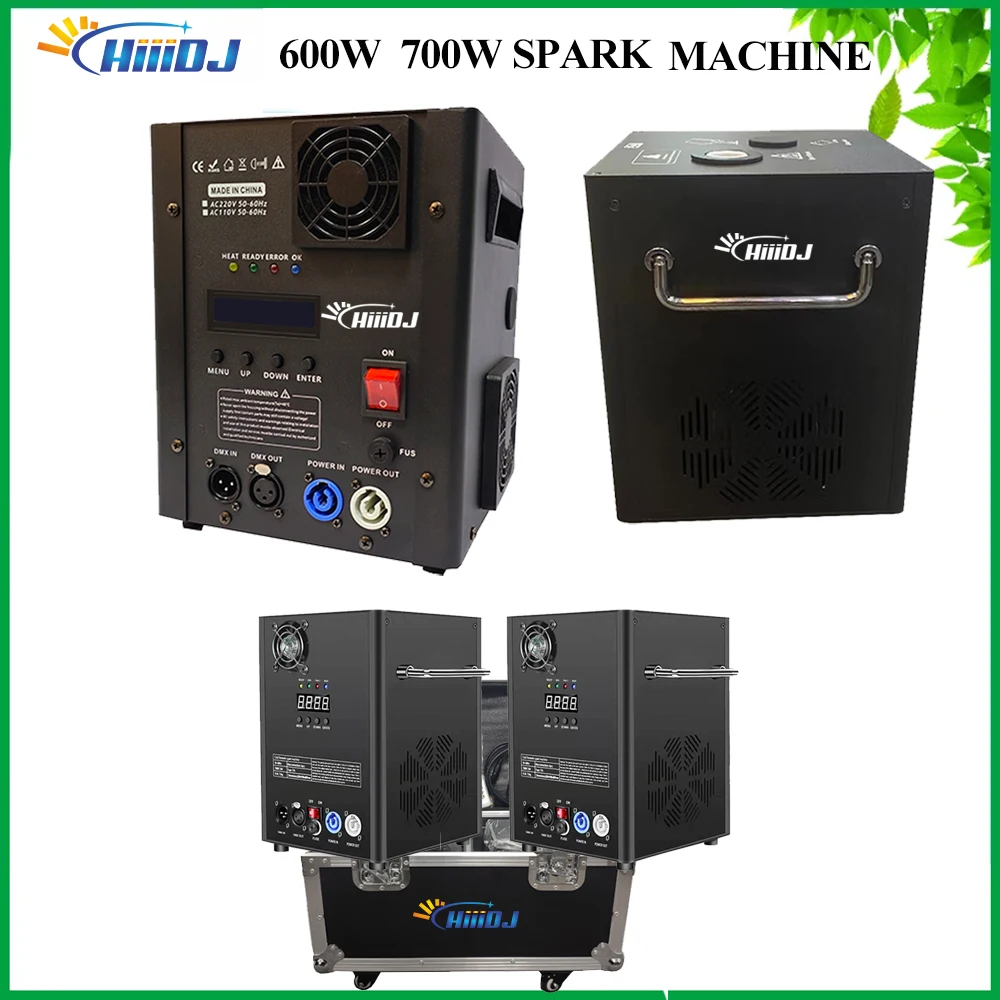 1-5-Flightcase-600W-700W-Cold-Spark-Machine-DMX-Remote-Cold-Fireworks ...