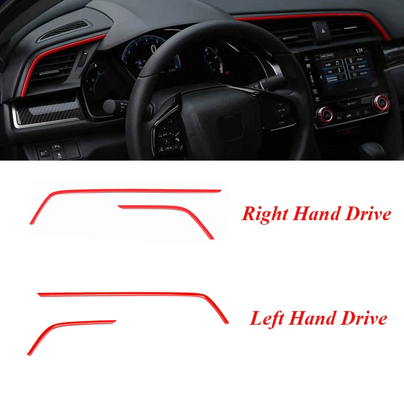 RHD LHD Car Interior Air Outlet Frame Cover Trim Stickers for Honda ...