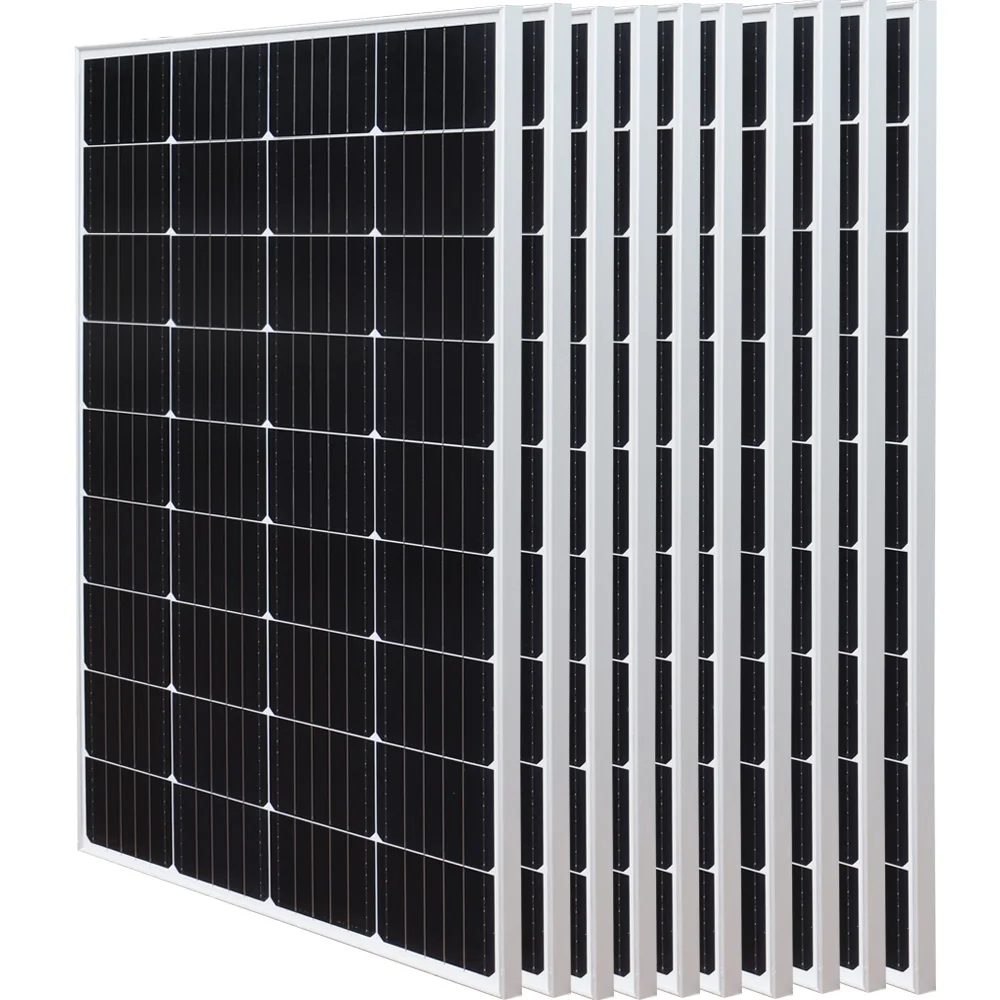 1500w Watt Monocrystalline Solar Panel 10x 150w Off-grid Rigid Glass ...