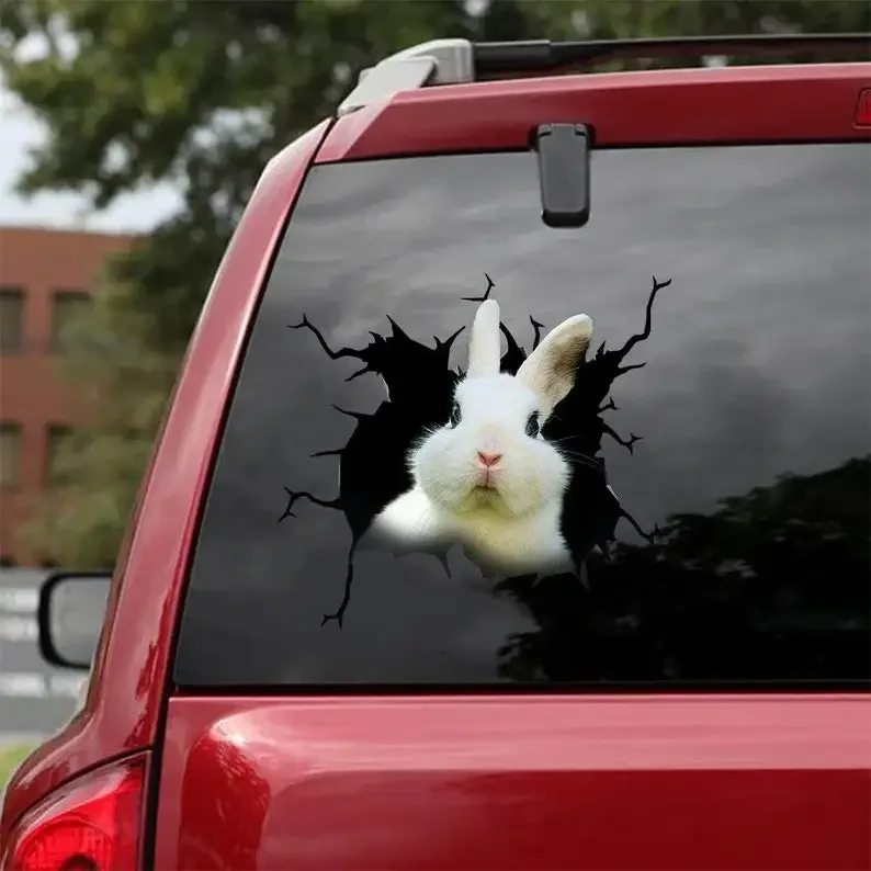 Rabbit-Decal-fits-cars-windows-laptops-and-any-smooth-surface-Rabbit ...
