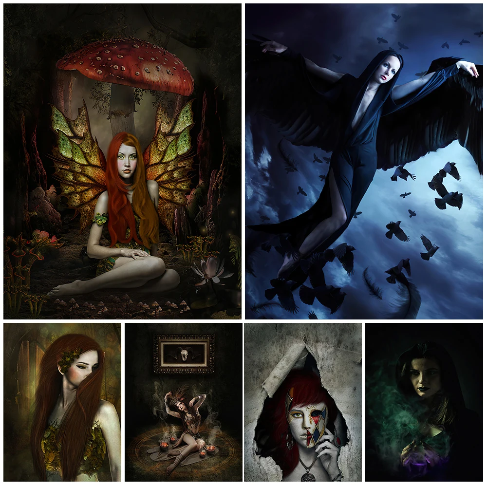 Witchcraft-Rituals-Of-The-Devil-Summoning-Vintage-Wall-Art-Canvas ...