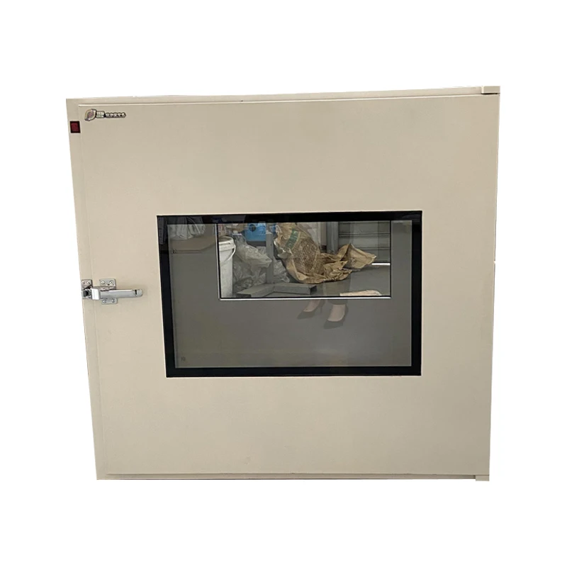 Stainless Steel Pass Box Static Type Electrical Interlock Clean Room ...