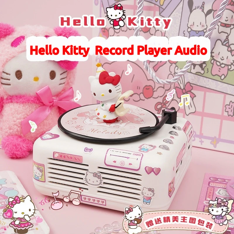 Hello-Kitty-Record-Player-Bluetooth-Speaker-Cute-Small-Hello-Kitty ...