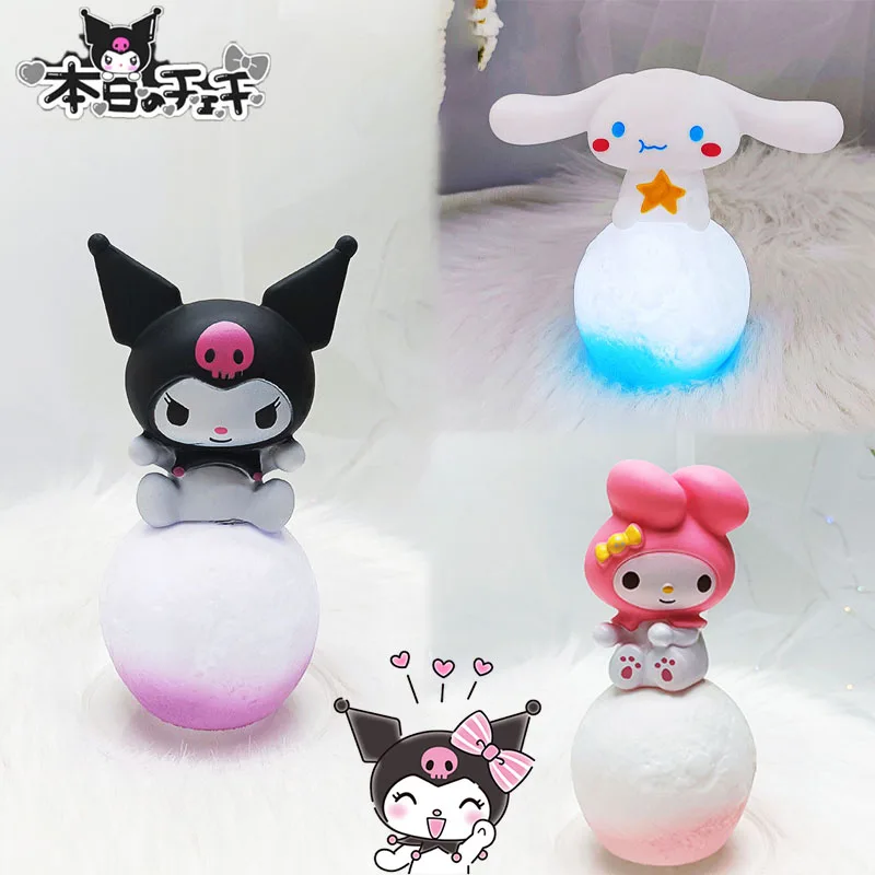 Sanrio Kuromi Small Night Light My Melody Kawaii Cute Cinnamoroll ...
