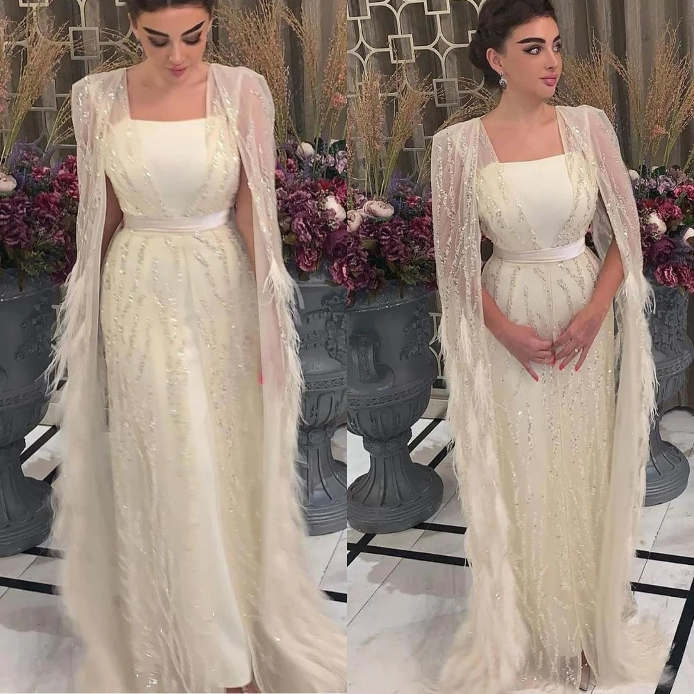 Personalizado-elegante-moda-cuadrado-A-line-Anke-longitud-vestidos-de ...