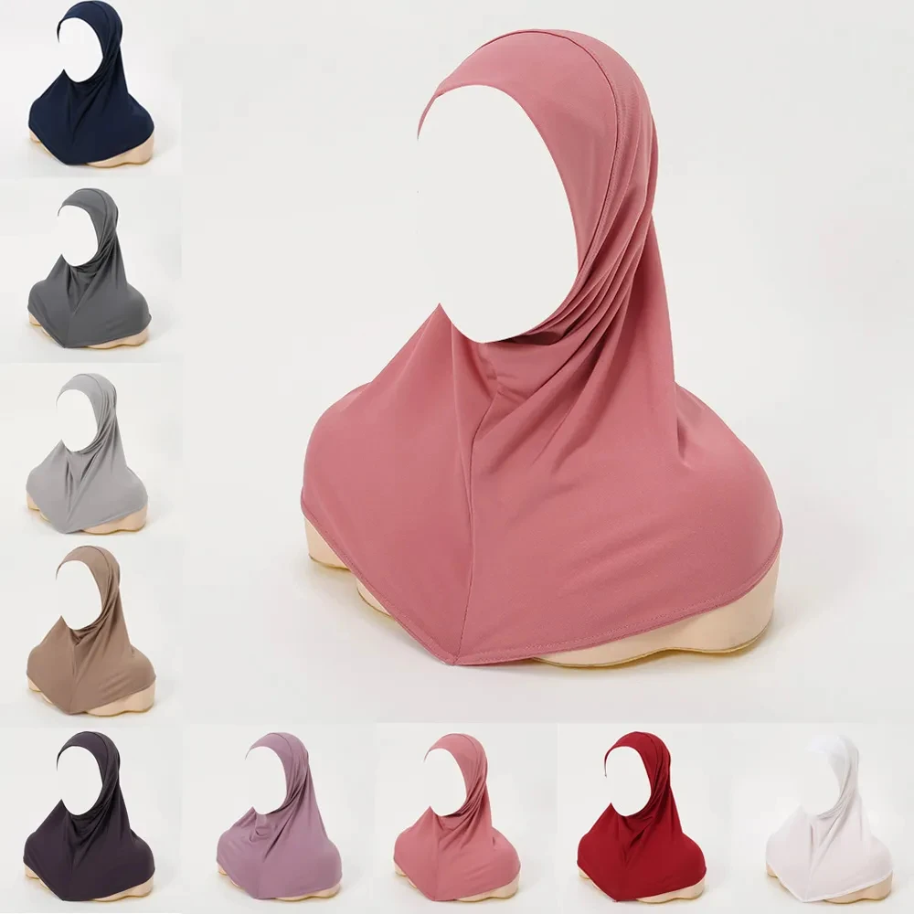 Underscarf-Hijab-Cap-Neck-Cover-Muslim-Women-Veil-Ladies-Hijab-Scarf ...