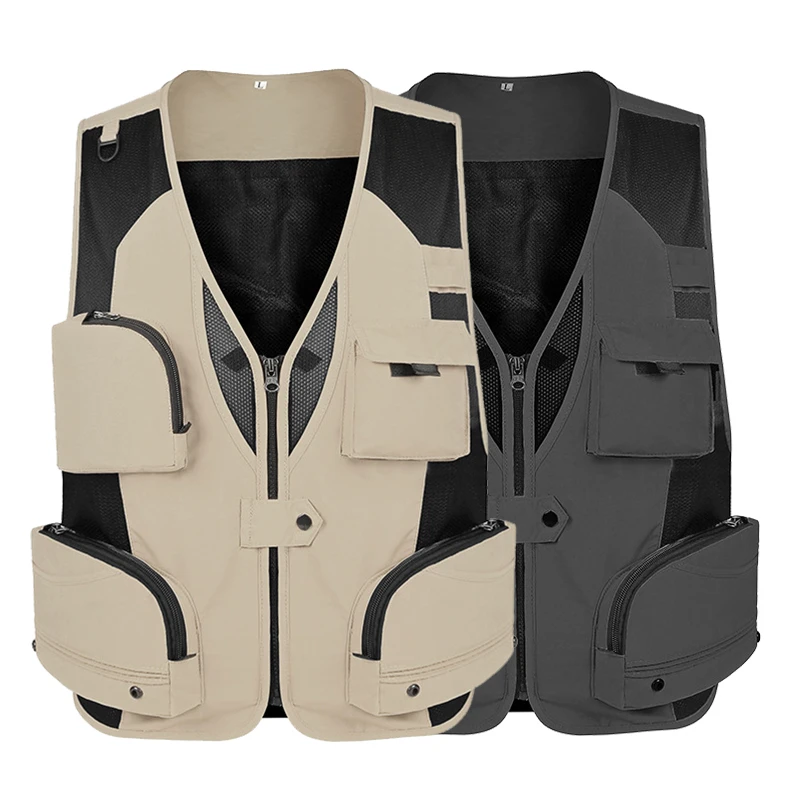 High Quality Men's Summer Outdoor Lure Fishing Vests New Adjust Men Fly ...