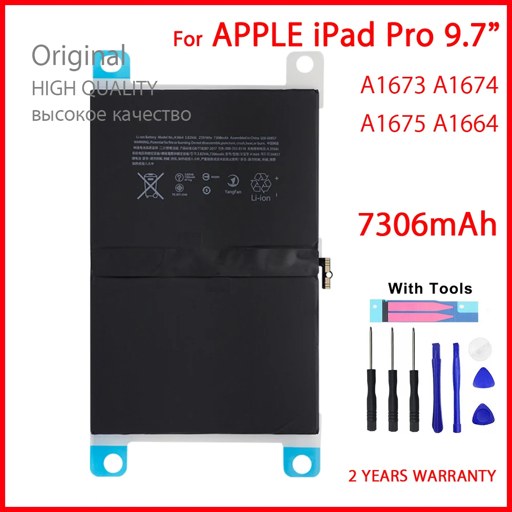 100% Genuine A1673 A1674 A1675 Tablet Battery For iPad Pro 9.7 inch ...